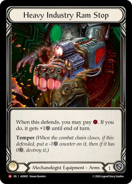 【EN】〈RF〉Heavy Industry Ram Stop/重工業のラムストップ [AIO005] – 【GOODGAME】FAB通販サイト